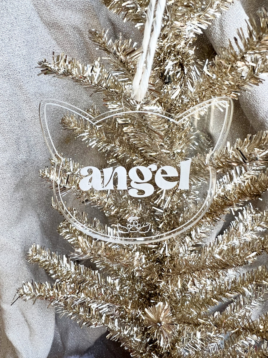 Custom Angel Pet Ornaments – Cocoa Loves Grey